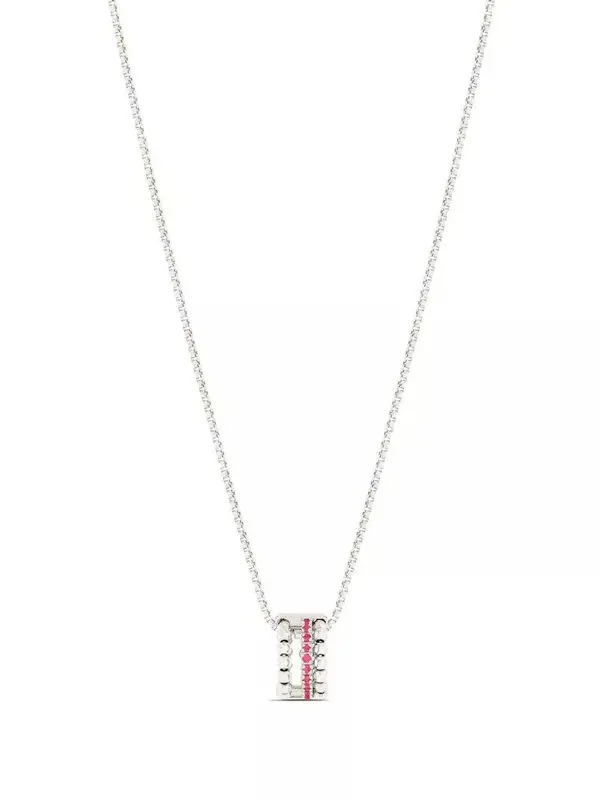 OFFICINA BERNARDI 18kt White Gold Moon Eden Ruby Necklace