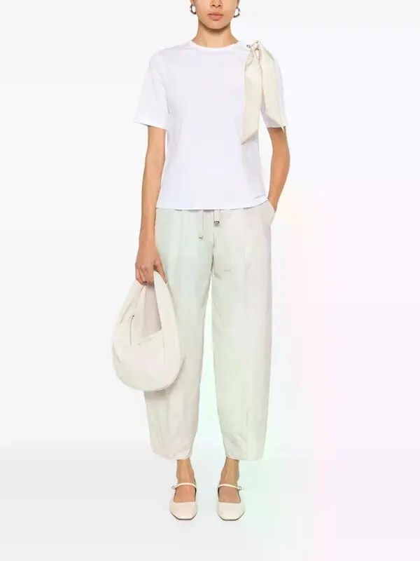 Herno Elasticated Drawstring Taffeta Trousers