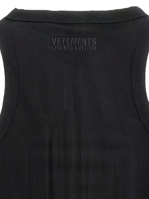 Vetements Logo-print Sleeveless Tank Top