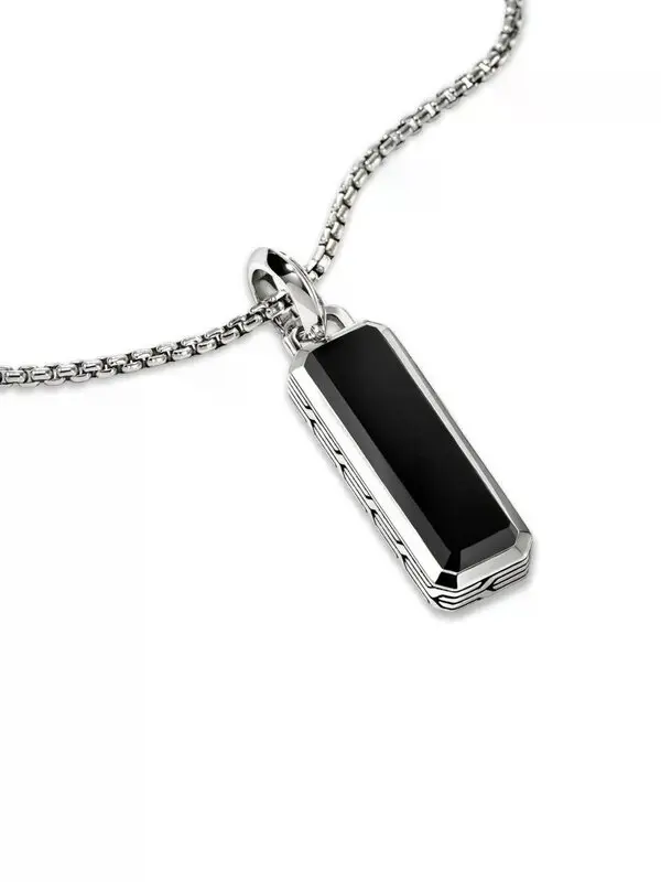 John Hardy Black Onyx Talisman Necklace