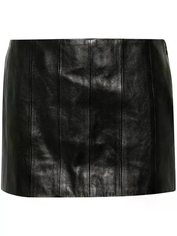 Khaite Meelar Mini Skirt - Black