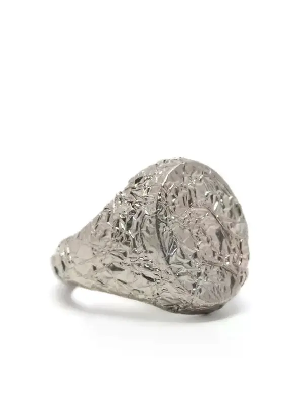 MAISON MARGIELA Signature Numeric Logo Ring - Silver