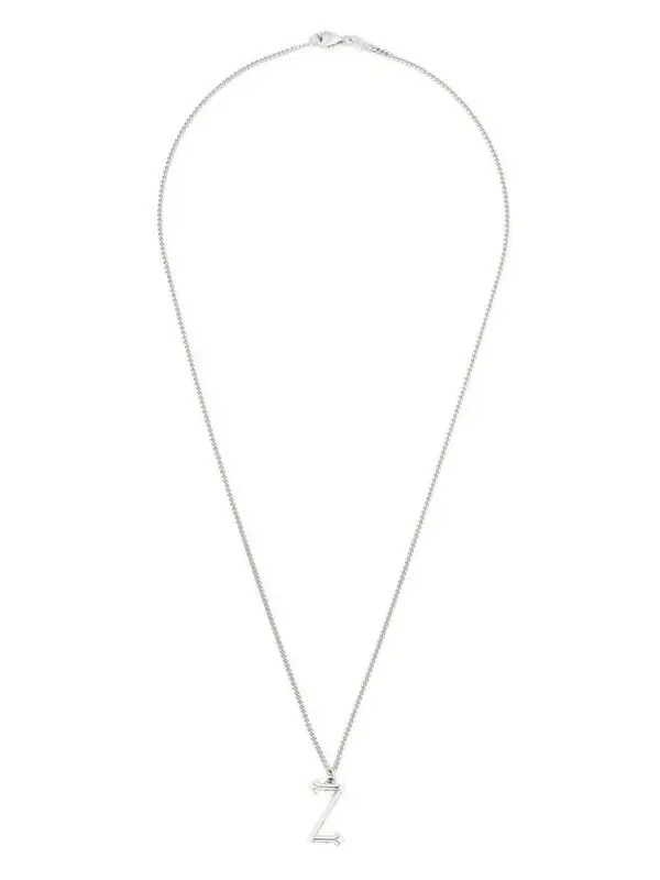 Emanuele Bicocchi Sterling Alphabet Pendant Necklace