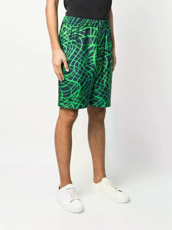 Moschino Graphic Print Tailored Shorts