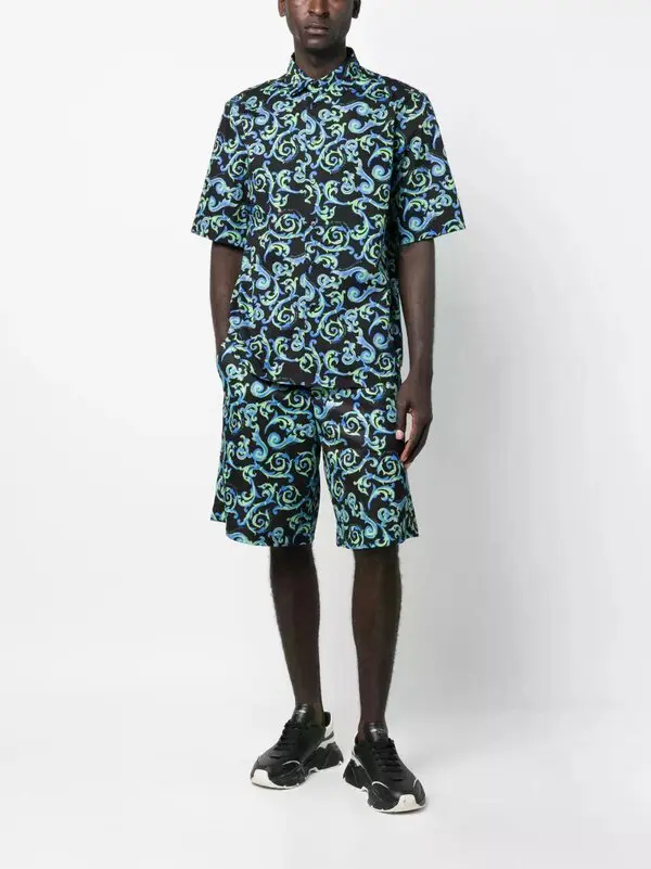Versace Baroque Print Knee-length Shorts