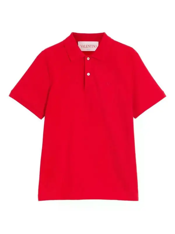 Valentino Garavani Vlogo-embroidered Polo Shirt