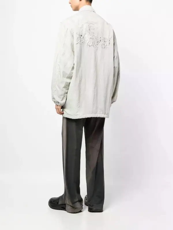 DOUBLET Logo Embroidered Shirt Jacket