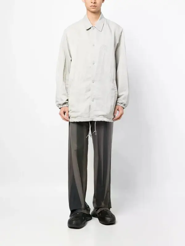 DOUBLET Logo Embroidered Shirt Jacket