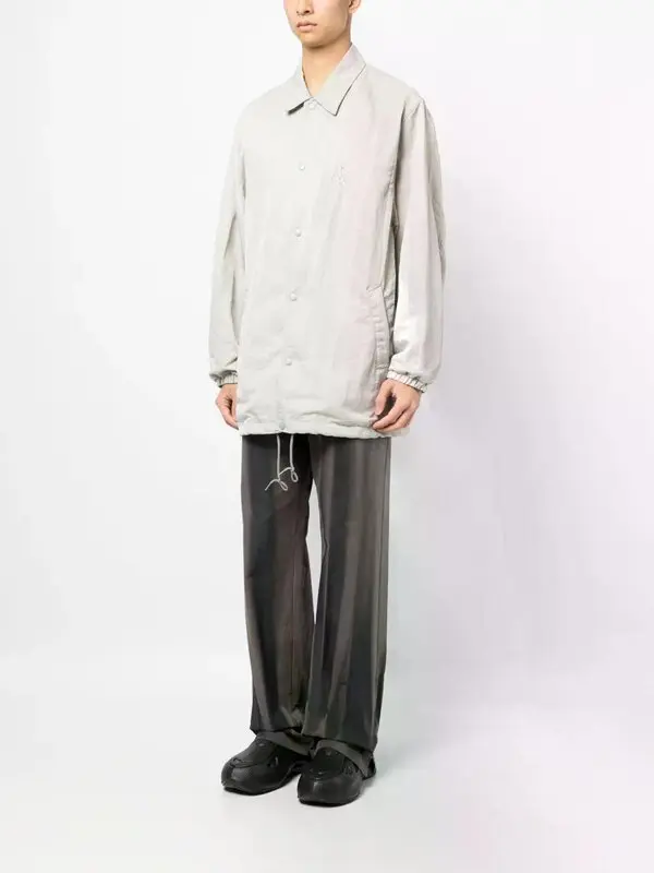 DOUBLET Logo Embroidered Shirt Jacket