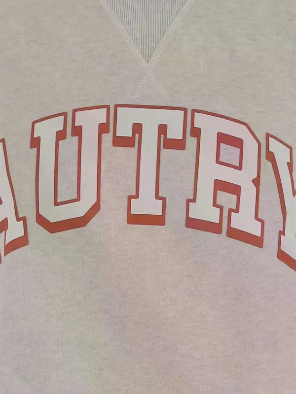 AUTRY Logo-print Cotton Sweatshirt