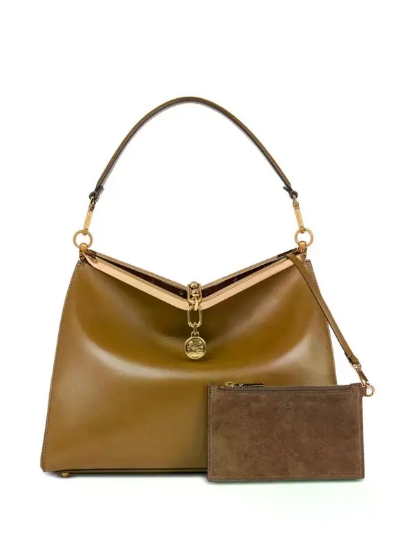 Etro Large Vella Shoulder Bag - Brown
