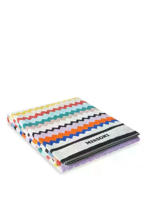Missoni Riverbero Cotton Beach Towel - Red
