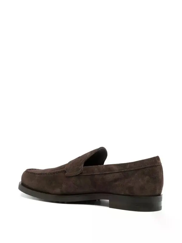 TOD'S Suede Penny Loafers