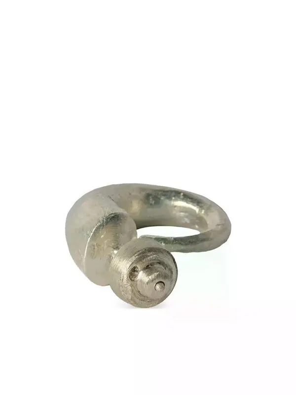 PARTS OF FOUR Little Horn Sterling Earring - Silver