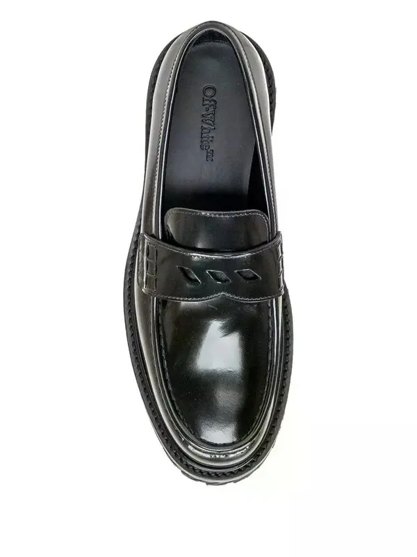 Off-White Chunky-sole Leather Loafers