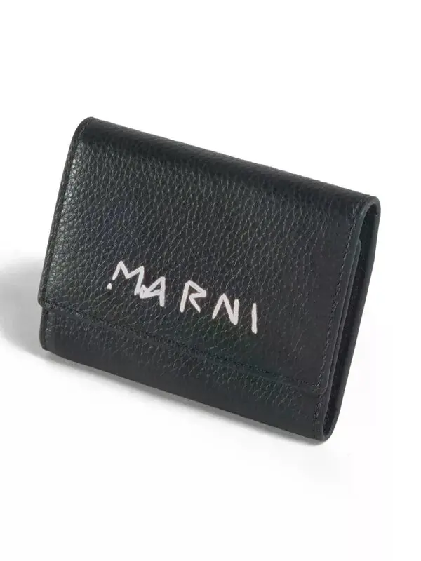 Marni Logo-embroidered Leather Key Holder