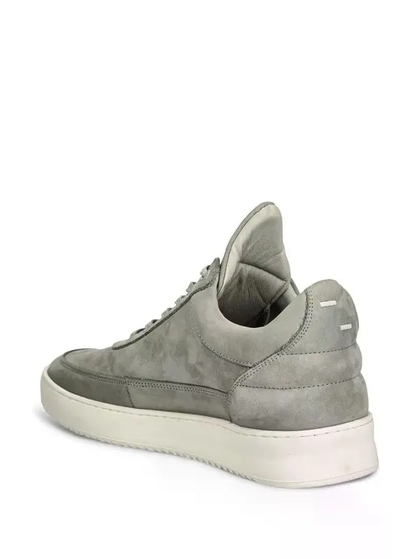 Filling Pieces Leather Lace-up Sneakers - Grey