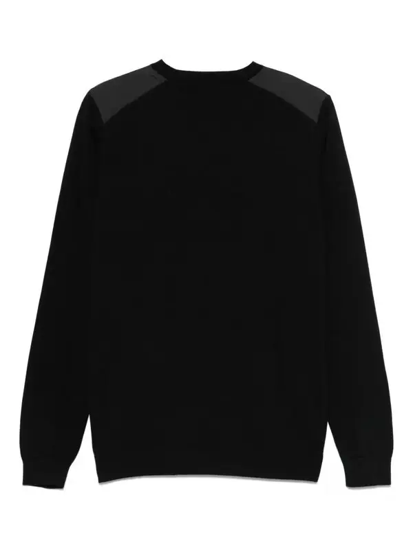Karl Lagerfeld Logo Plaque Crew Neck Sweater