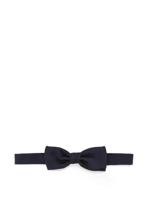 Prada Knotted Bow Tie - Blue