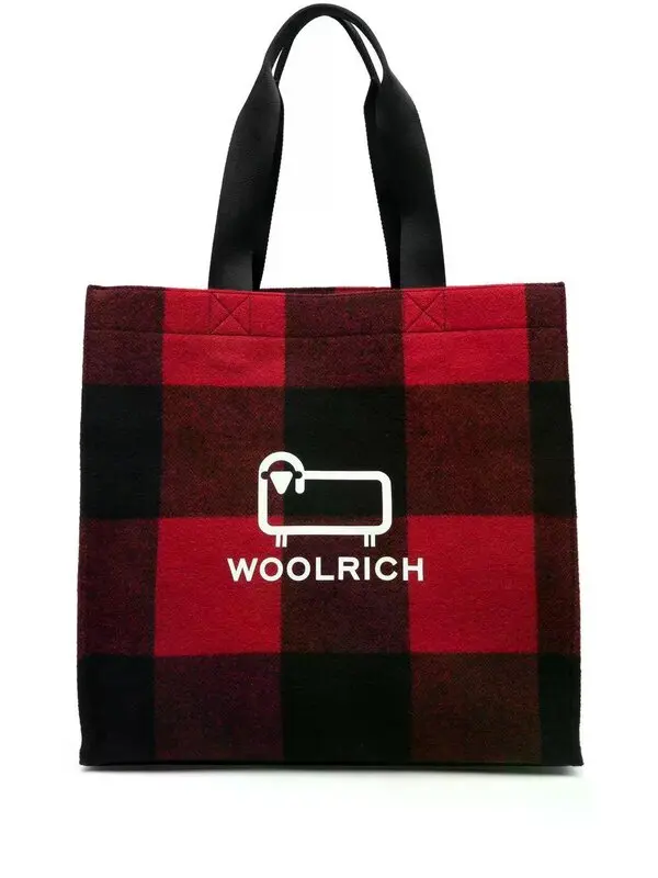 Woolrich Tartan Tote Bag - Red