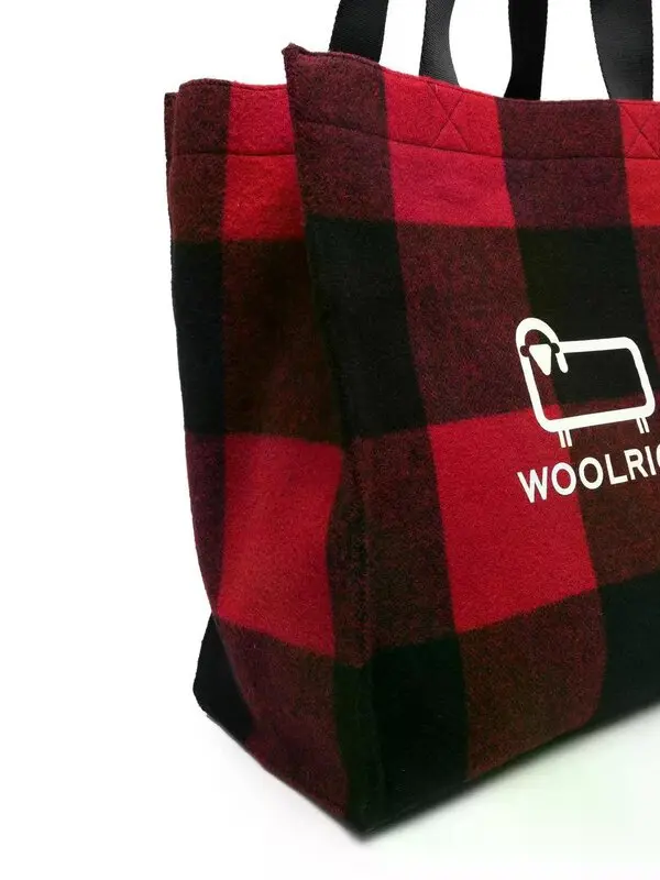 Woolrich Tartan Tote Bag - Red