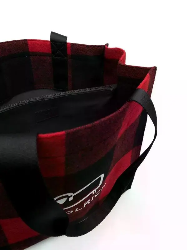 Woolrich Tartan Tote Bag - Red