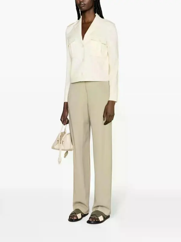 Theory Peak-lapel Cropped Jacket