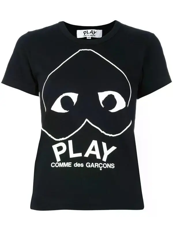Play Comme Des Garcon Logo Print T-shirt
