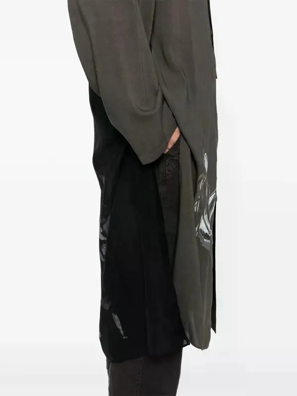 Yohji Yamamoto Message-print Shirt
