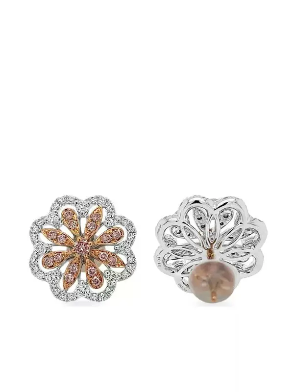 HYT JEWELRY 18kt Gold Diamond Earrings - White