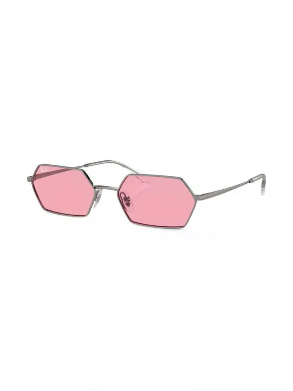 Ray-ban Yevi Geometric-frame Sunglasses - Grey
