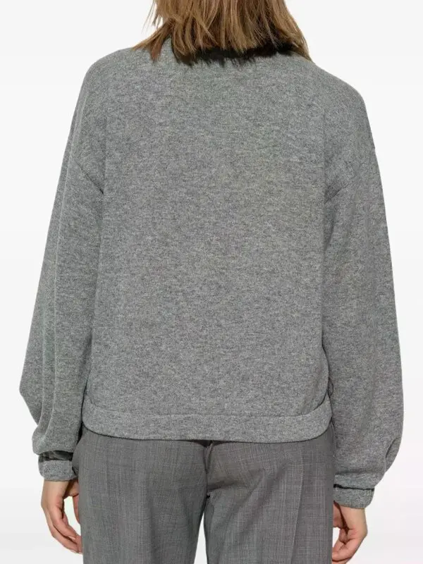 Fabiana Filippi Wool Cardigan With Monili Chain Detail