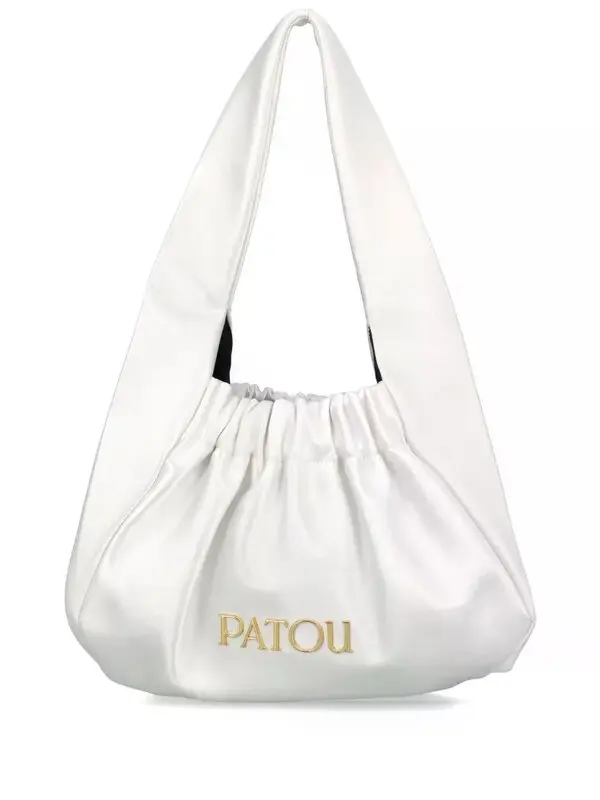 PATOU Le Biscuit Satin Shoulder Bag