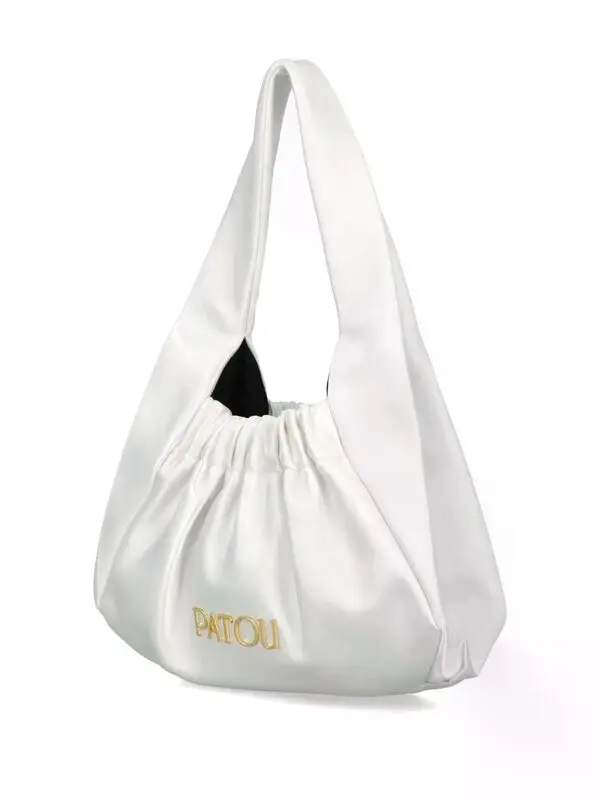 PATOU Le Biscuit Satin Shoulder Bag