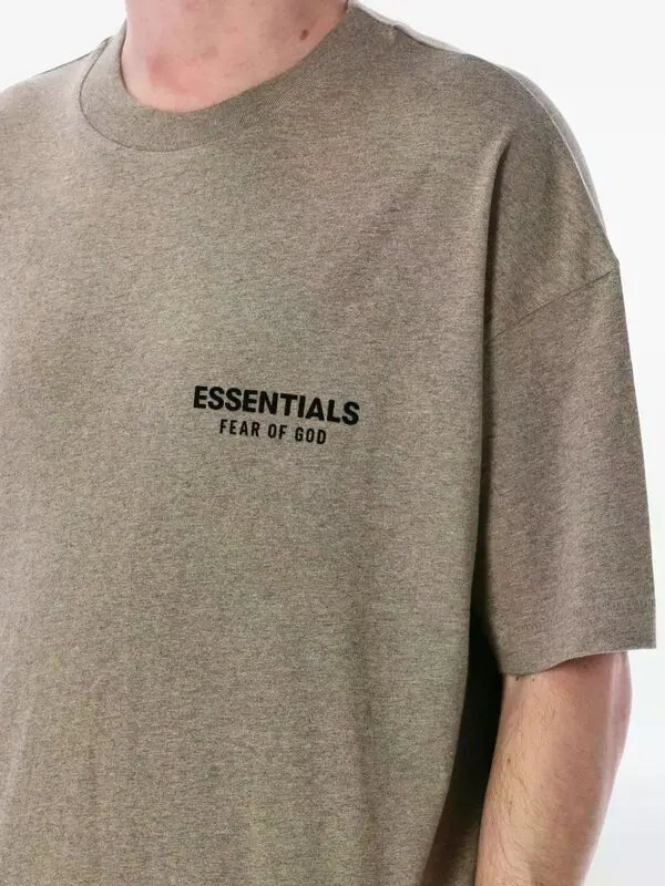 Fear Of God Logo Print T-shirt - Brown