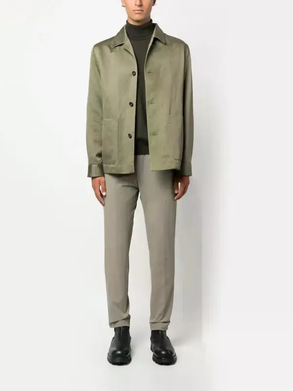 PT TORINO Mid-rise Tapered Trousers