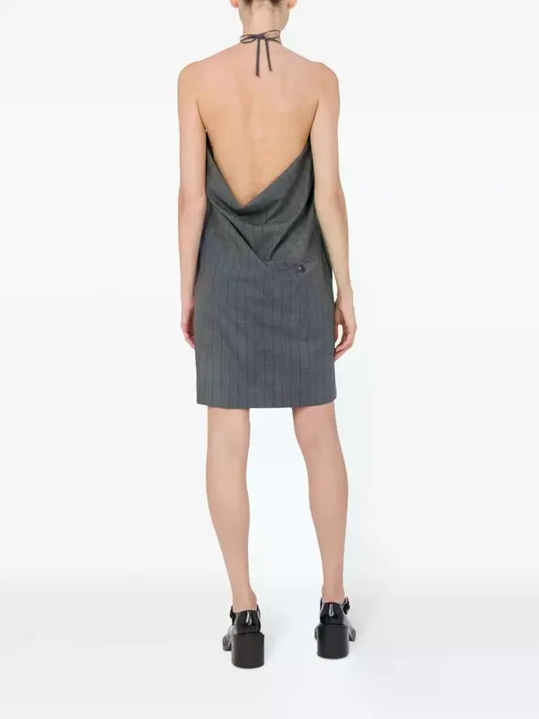 Moschino Pinstripe Mini Dress