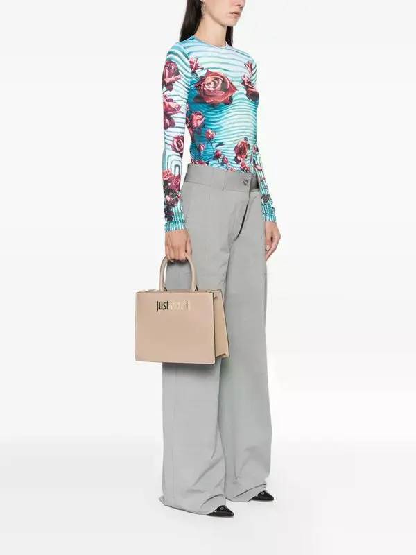 Just Cavalli Logo Lettering Tote Bag