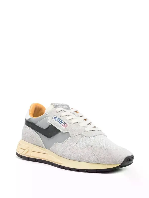 AUTRY Reelwind Panelled Suede Sneakers - Grey