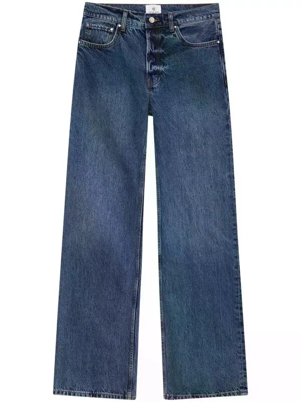 ANINE BING Hugh Wide-leg Jeans - Blue