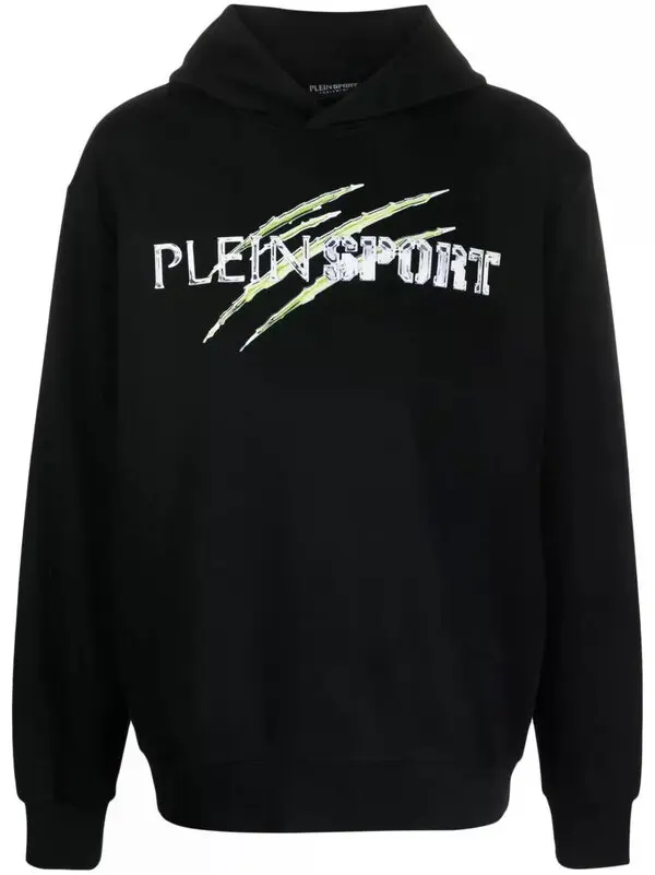 PLEIN SPORT Chrome Scratch Edition Hoodie