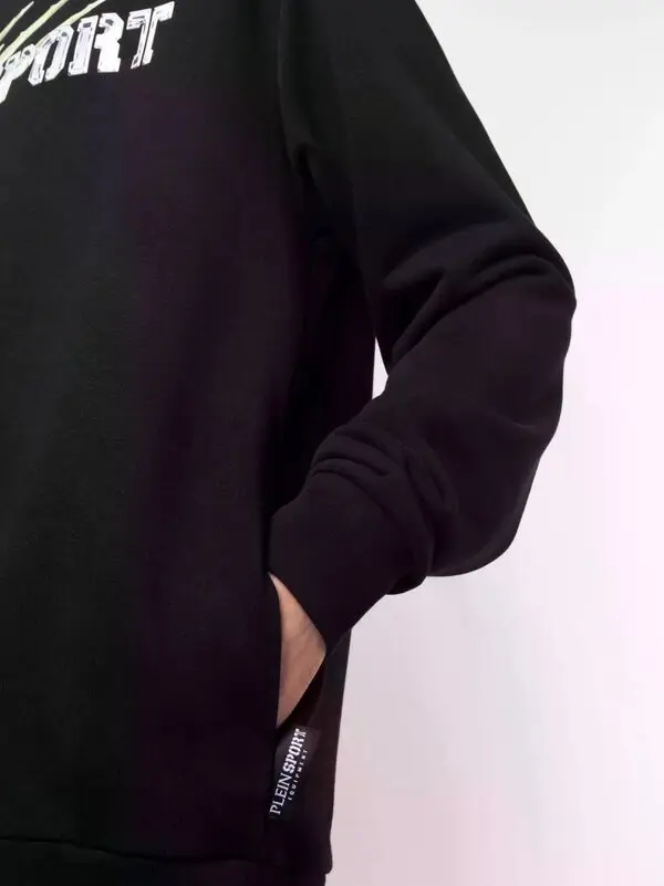 PLEIN SPORT Chrome Scratch Edition Hoodie
