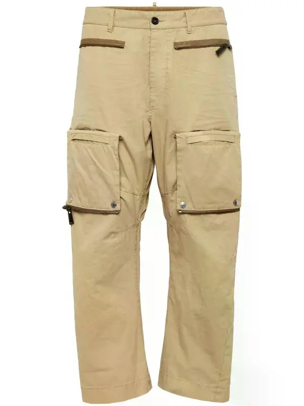 Dsquared2 Zip-detail Straight-leg Cargo Trousers