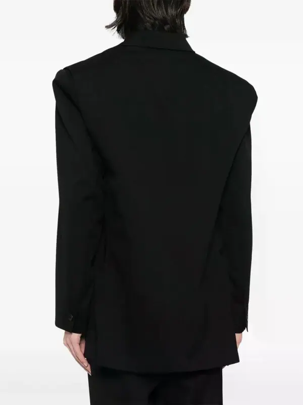 SONGZIO Layered Double-breasted Blazer