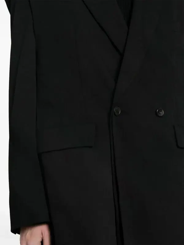 SONGZIO Layered Double-breasted Blazer