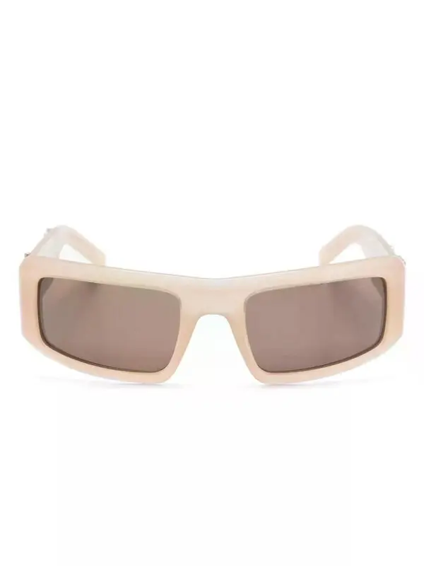 Palm Angels Rectangle Frame Sunglasses - Brown
