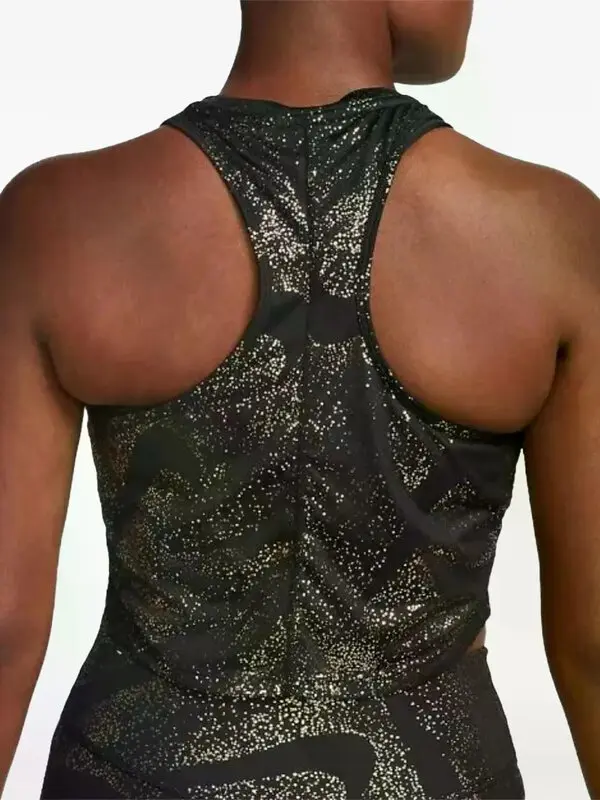 Nike Dri-fit One Tank Top With All-over Sparkle Print