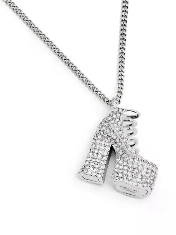 Marc Jacobs Pavé Kiki Boot Necklace