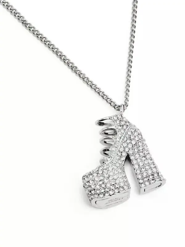 Marc Jacobs Pavé Kiki Boot Necklace