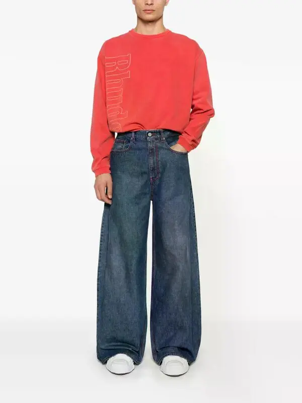 ERL Contrast-stitching Jeans
